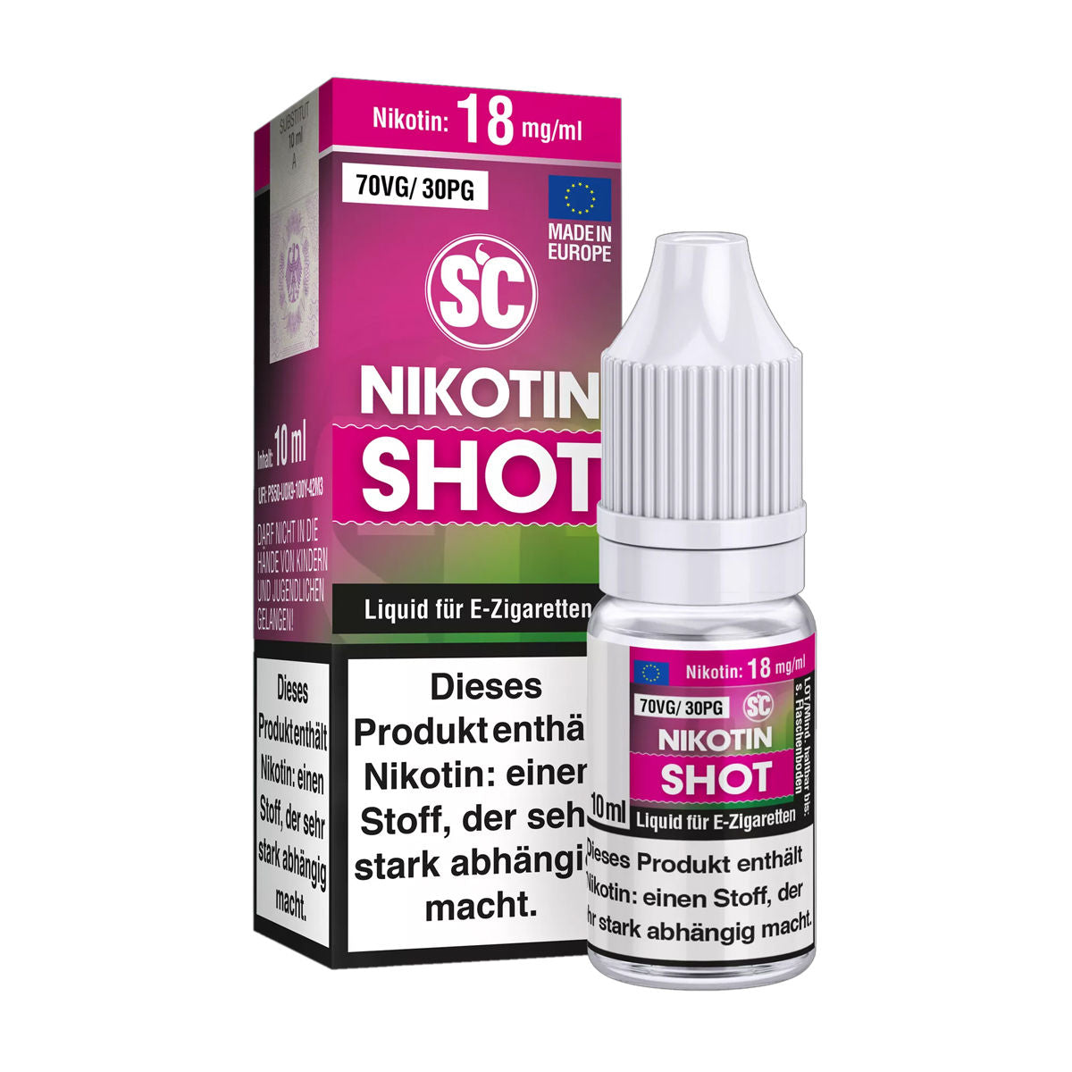 SC Nikotin Shot 10ml 20 mg – Vape & American Food